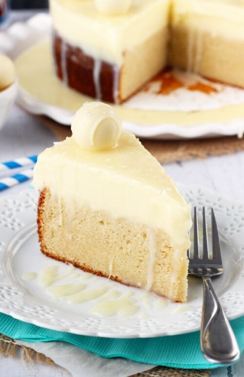 White Chocolate Truffle Cake | Rich White Chocolate Cake Recipe