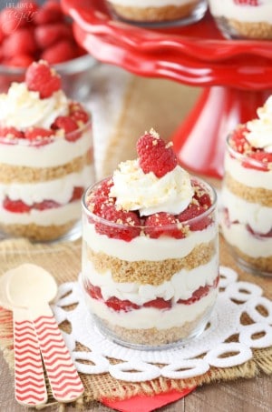 Raspberry Amaretto Cheesecake Trifles | Delicious Trifle Recipe