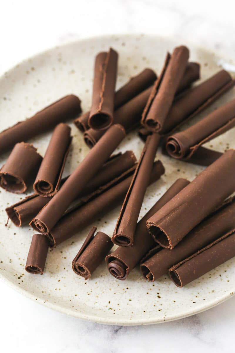 How to Make Chocolate Curls | Easy Dessert Decorating Tutorial
