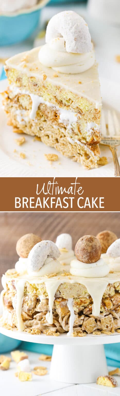 The Ultimate Breakfast Cake Recipe | Homemade Donut Layer Cake