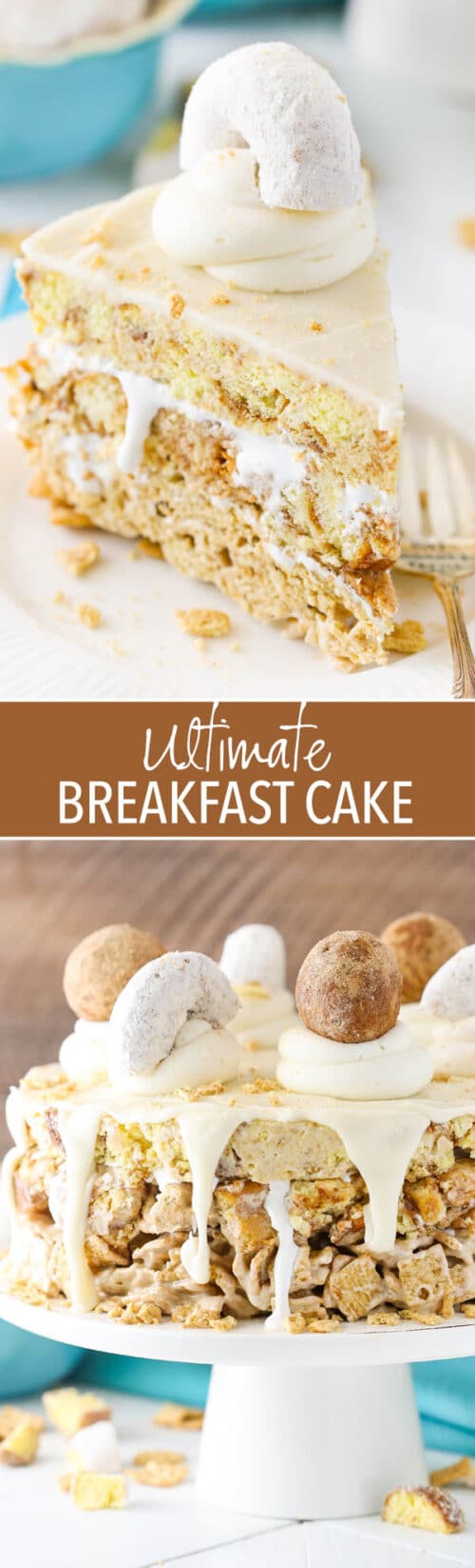 The Ultimate Breakfast Cake Recipe | Homemade Donut Layer Cake