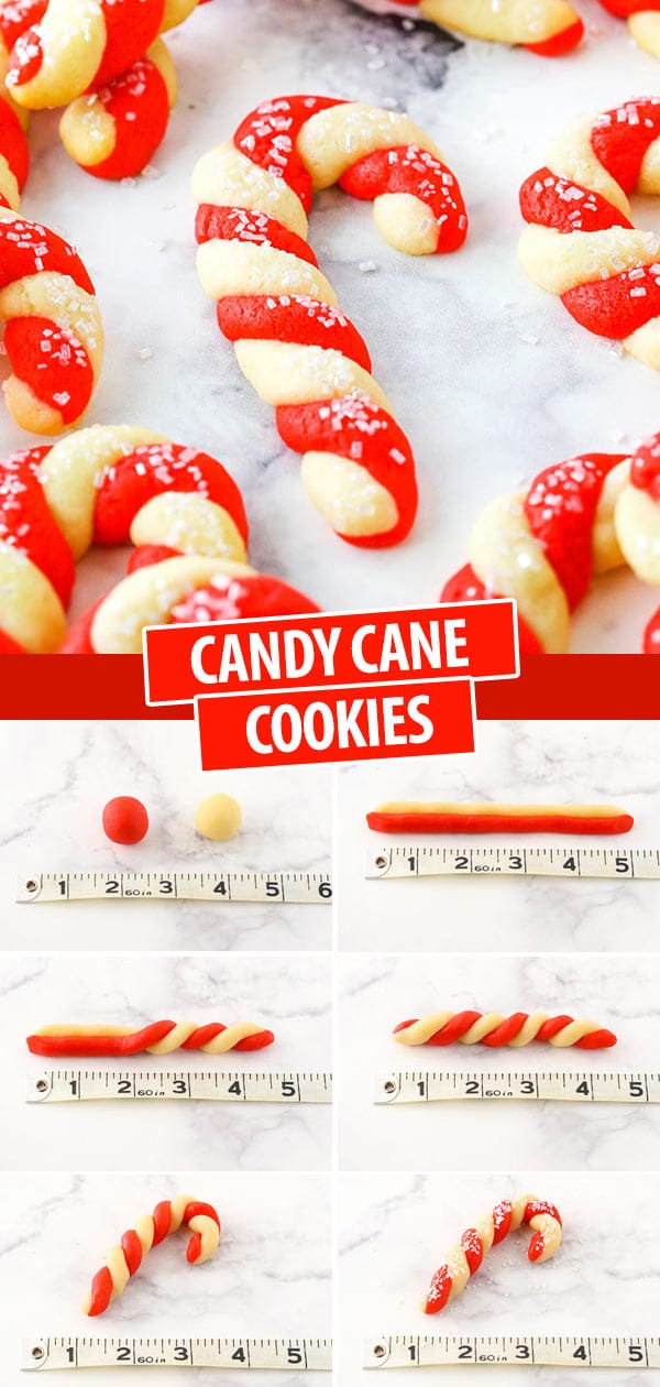 Candy Cane Cookies - Life Love and Sugar