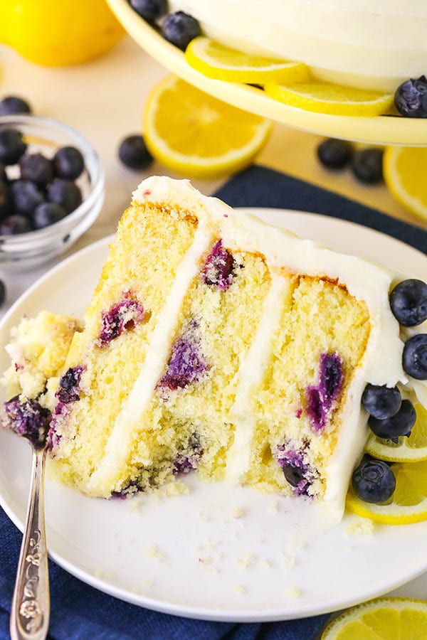 Lemon Blueberry Layer Cake | Live, Love and Sugar