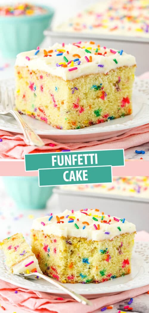 Moist Homemade Funfetti Cake | Easy Birthday Cake Recipe
