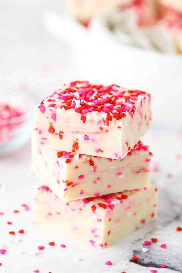 Valentine's Day Fudge - Life Love and Sugar