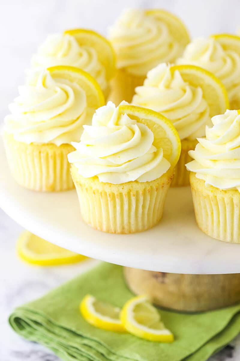 Easy Lemon Cupcakes with Lemon Buttercream | Life Love & Sugar