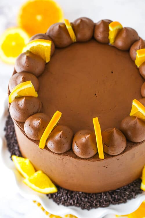 Orange Chocolate Cake - Life Love and Sugar