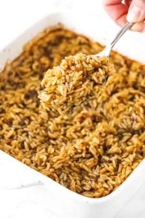 Super Easy Oven-Baked Butter Rice | Life Love & Sugar