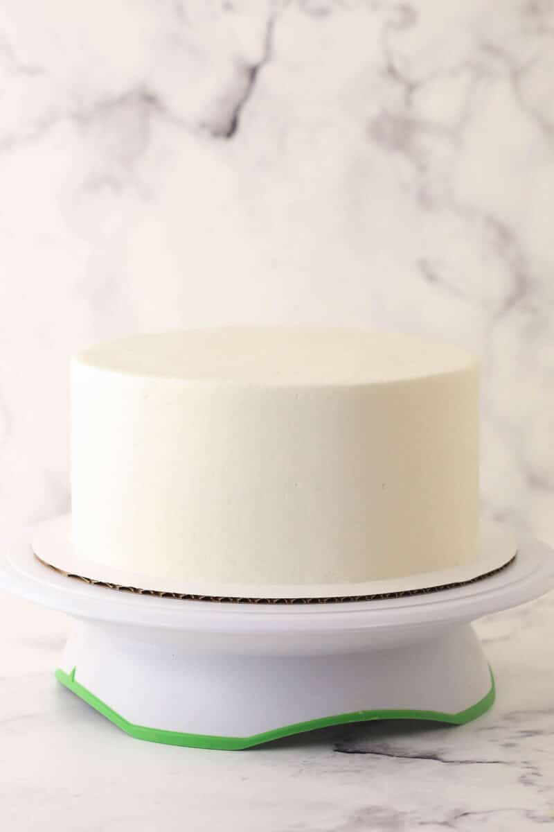Light and Fluffy White Cake with Whipped Frosting | Life Love & Sugar