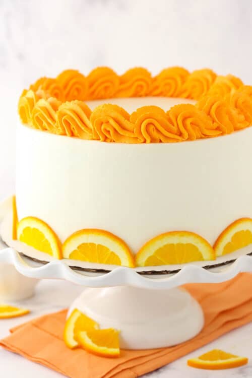 Easy Orange Layer Cake | Life Love & Sugar