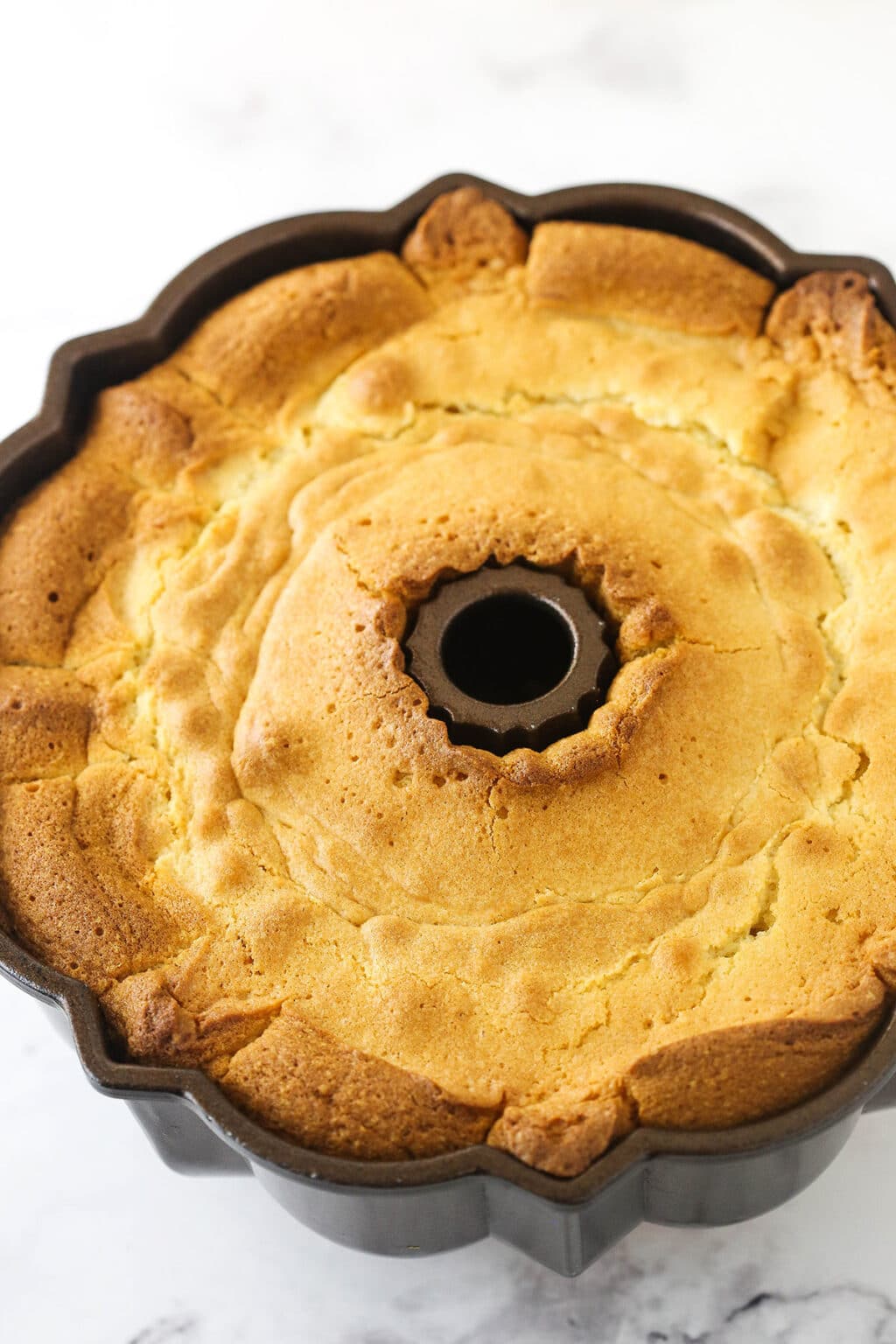 Moist Cream Cheese Pound Cake | Life Love & Sugar