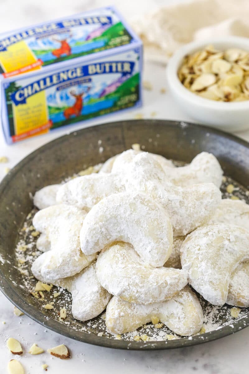 Easy Almond Crescent Cookies | Life, Love & Sugar