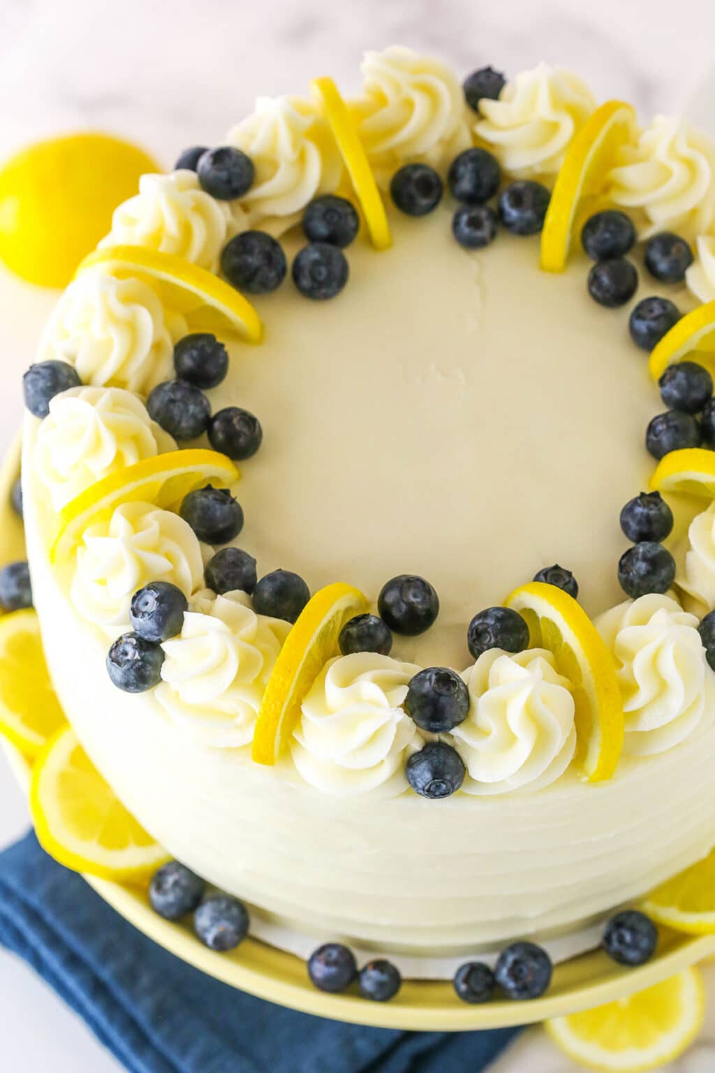 Lemon Blueberry Layer Cake | Live, Love and Sugar
