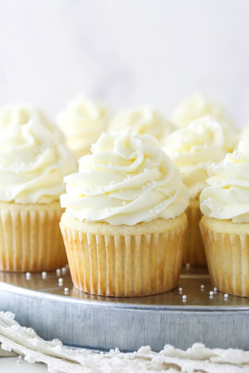 White Cupcake Recipe | Life, Love and Sugar