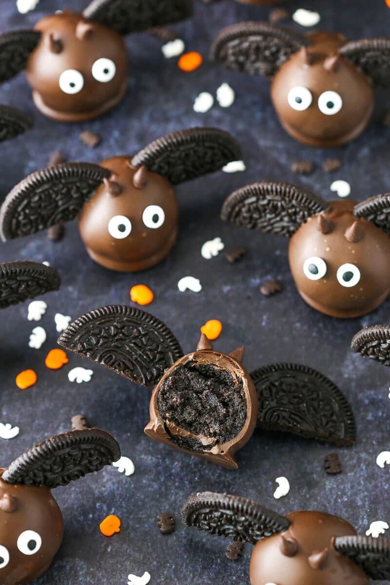 Bat Oreo Cookie Balls | Life Love and Sugar