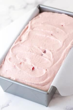 No-Churn Strawberry Ice Cream - Life Love and Sugar