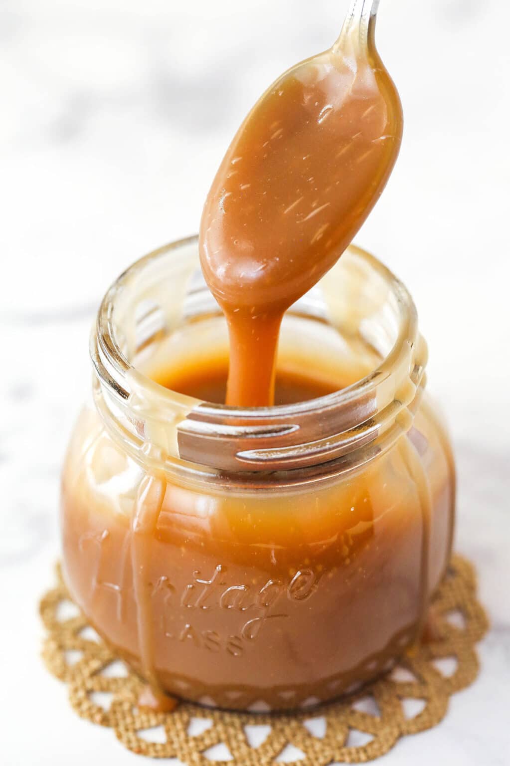 Bourbon Caramel Sauce - Life Love and Sugar
