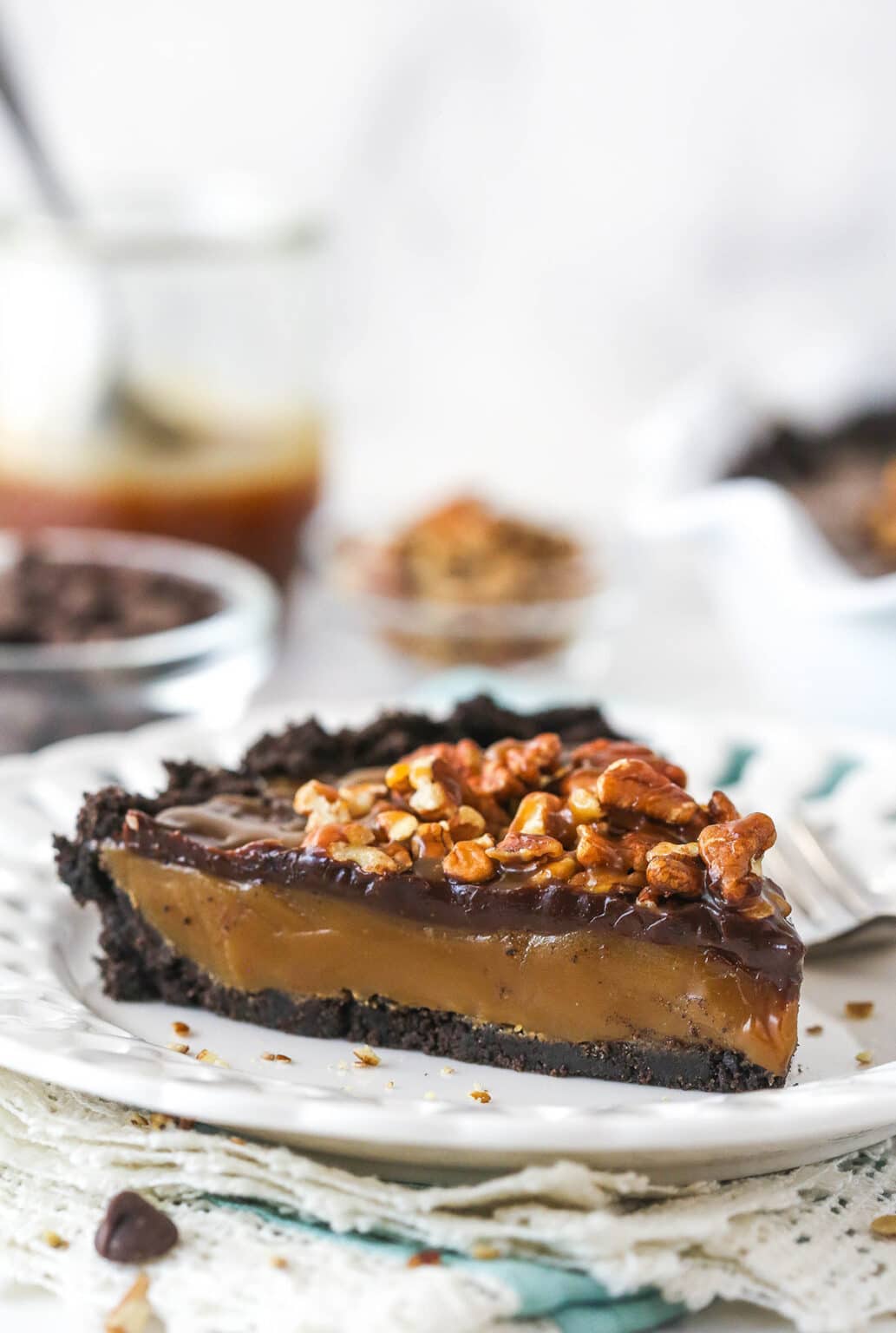 Caramel Turtle Pie | Life Love & Sugar