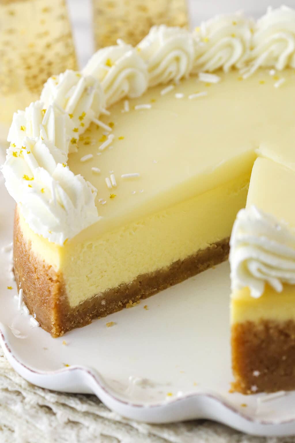 Champagne Cheesecake - Life Love and Sugar