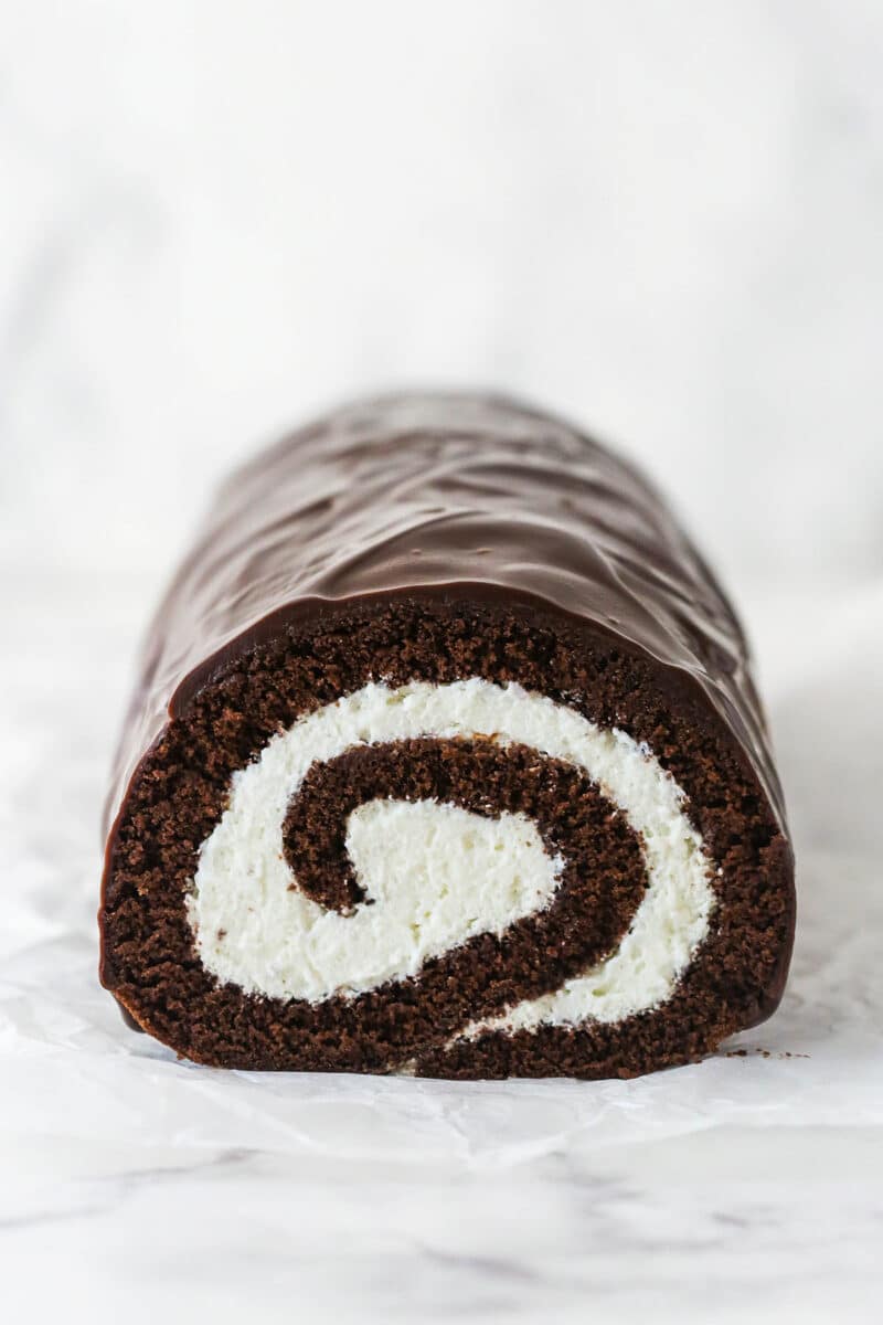 Chocolate Swiss Roll Recipe l Life Love and Sugar