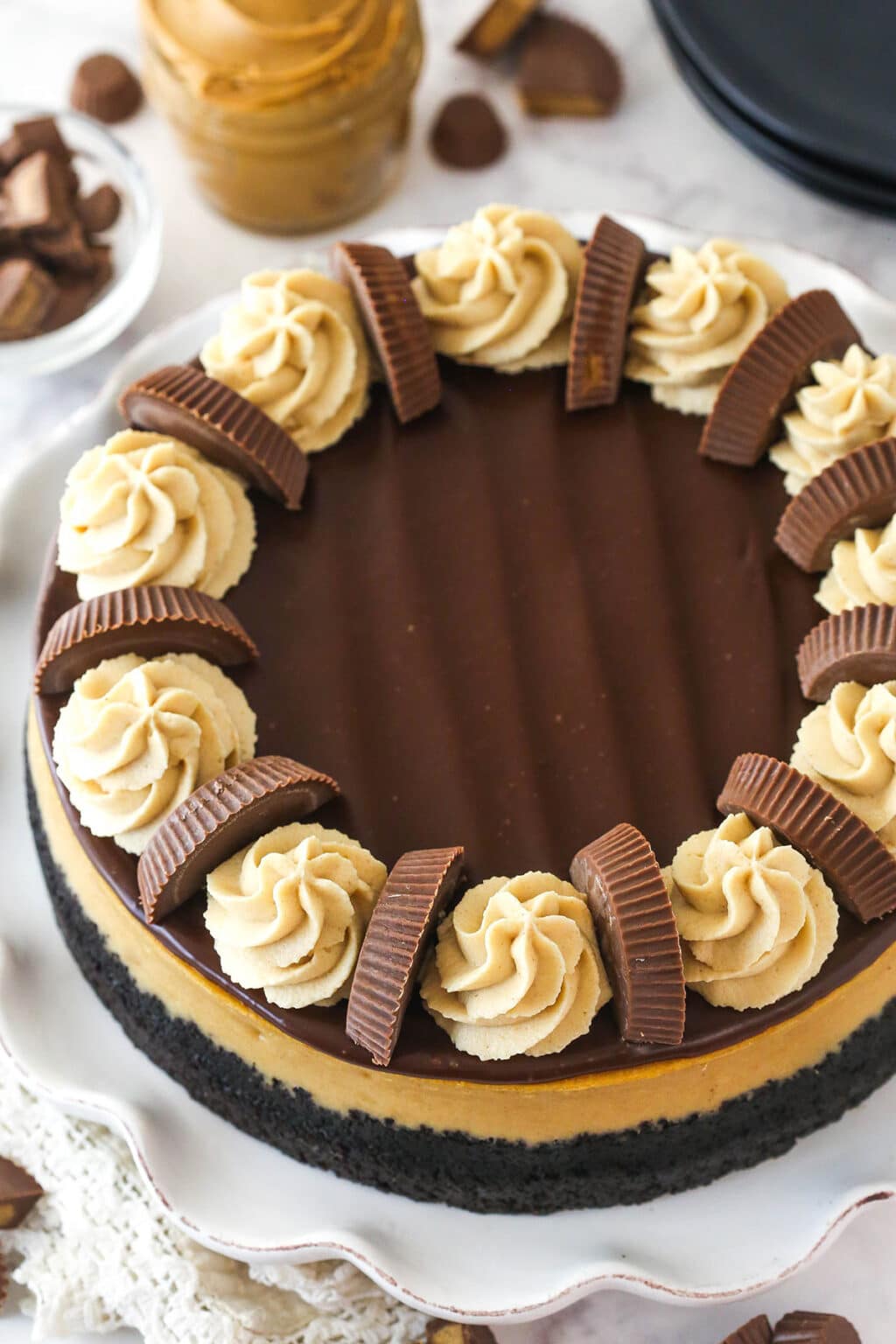 Reese's Cheesecake l Life Love and Sugar