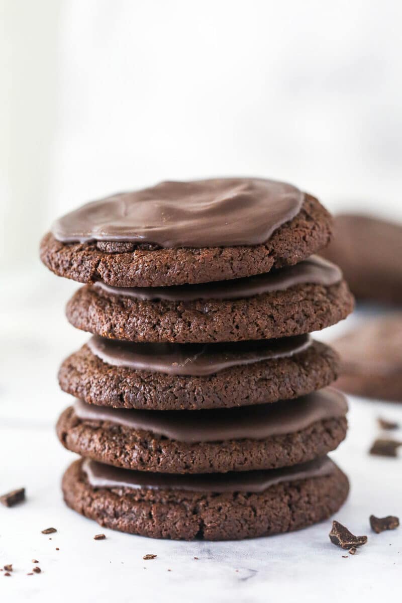 Chocolate Marshmallow Cookies - Life, Love, and Sugar