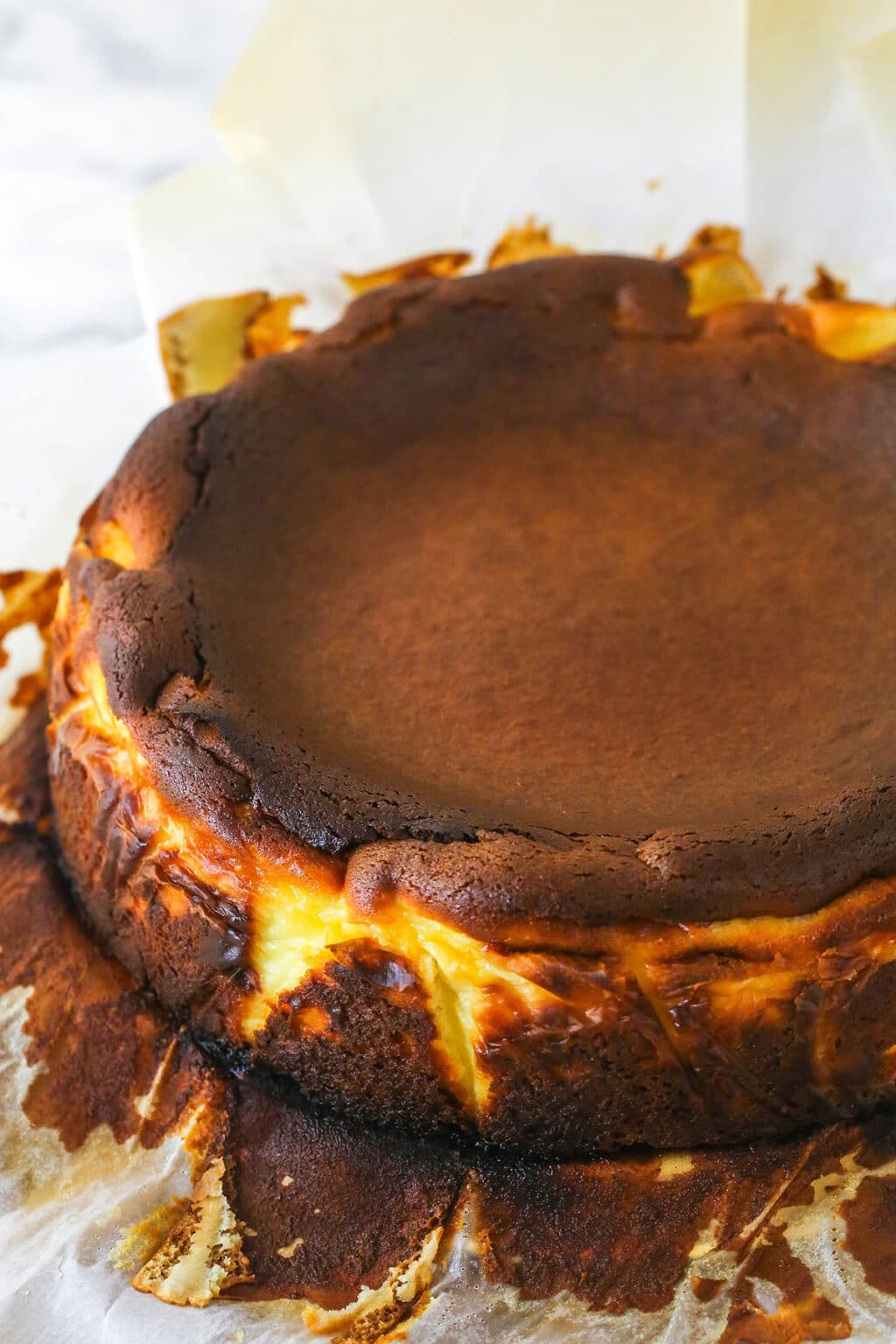 Burnt Basque Cheesecake | Life, Love and Sugar