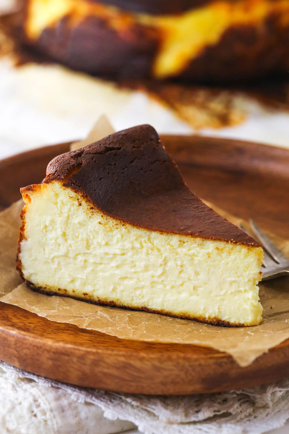 Burnt Basque Cheesecake | Life, Love and Sugar