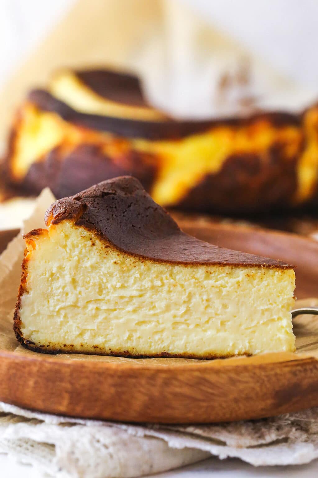 Burnt Basque Cheesecake | Life, Love and Sugar