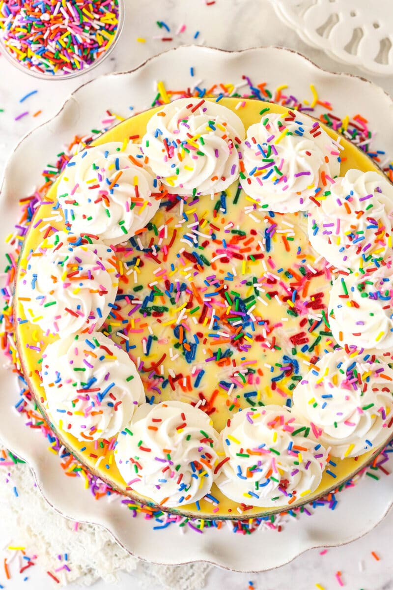 Funfetti Cheesecake | Life, Love and Sugar