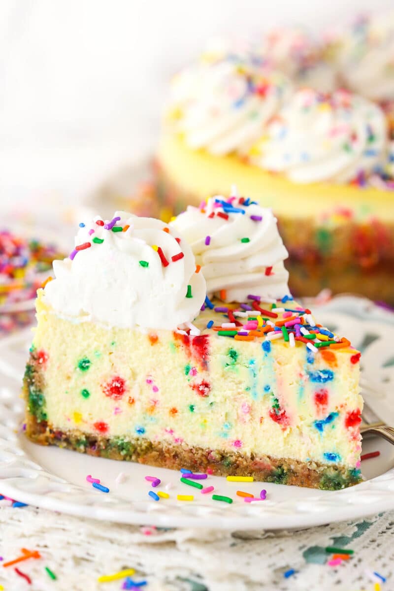 Funfetti Cheesecake | Life, Love and Sugar