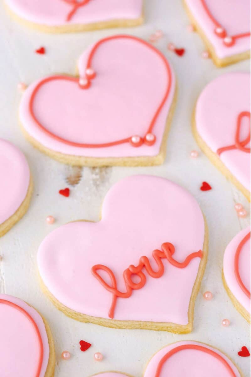 Easy Heart-Shaped Cutout Sugar Cookies | Life Love and Sugar