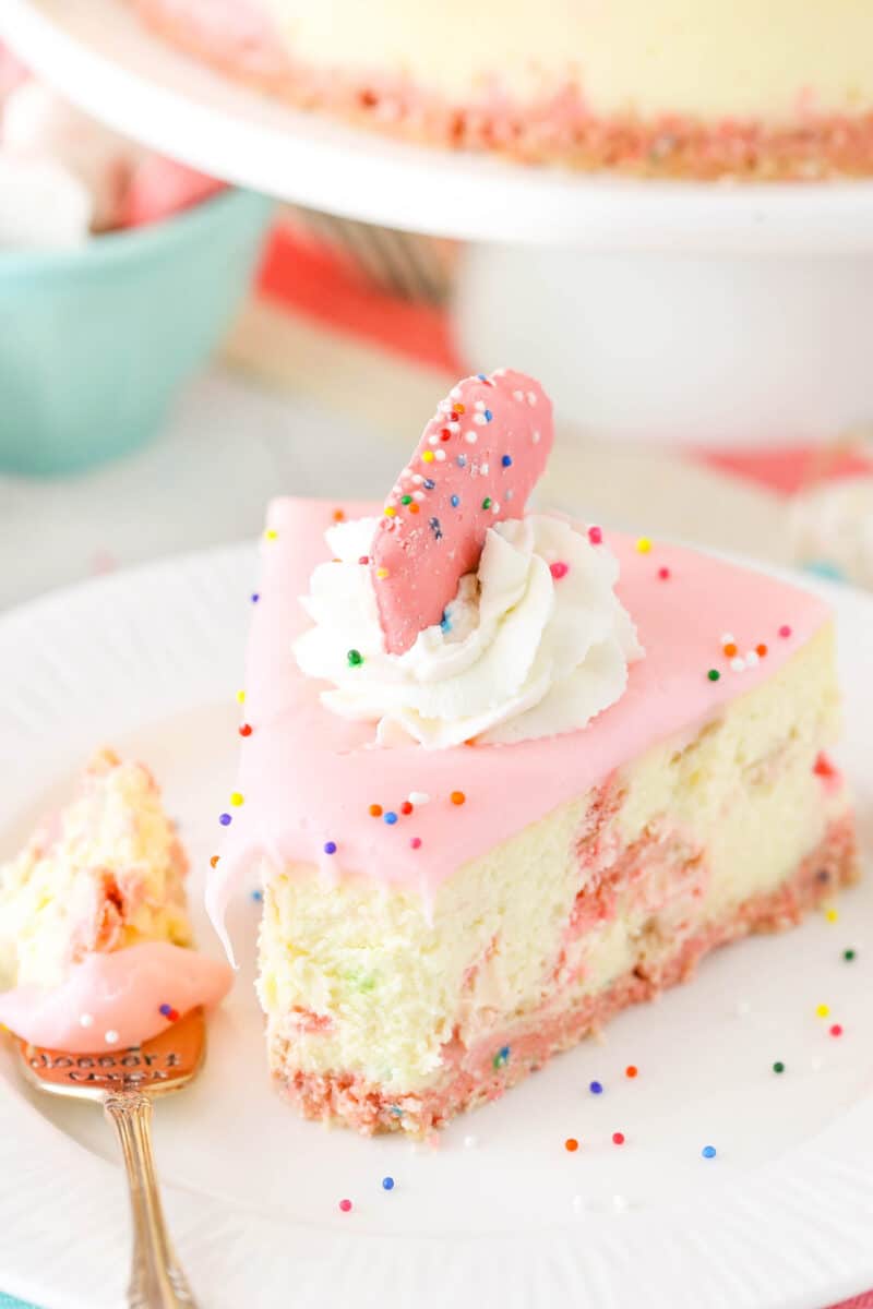 Frosted Animal Cookie Cheesecake - Life Love and Sugar