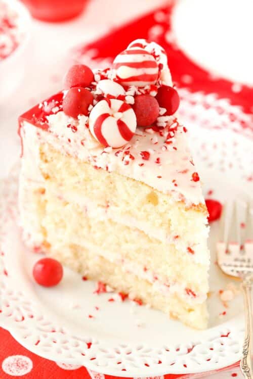 Peppermint Chip Layer Cake | Life Love and Sugar