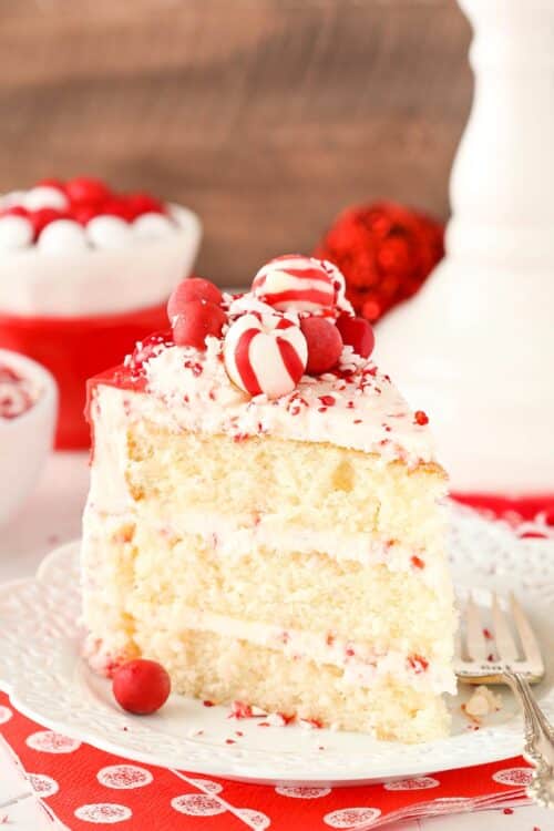 Peppermint Chip Layer Cake | Life Love and Sugar