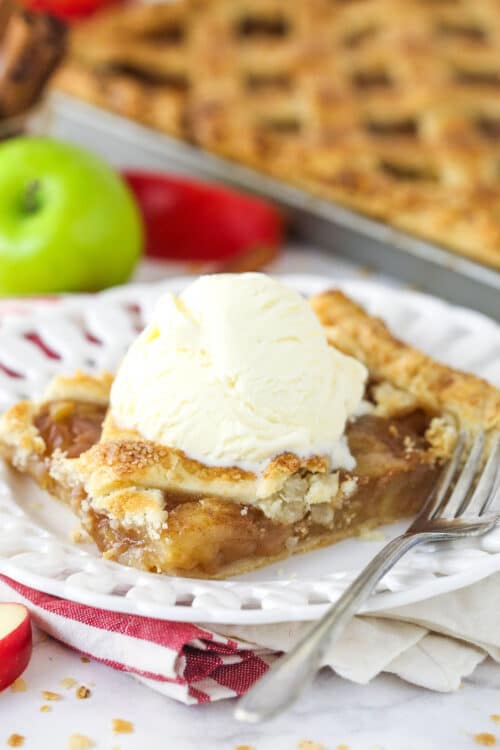 Easy Apple Slab Pie | Life, Love and Sugar