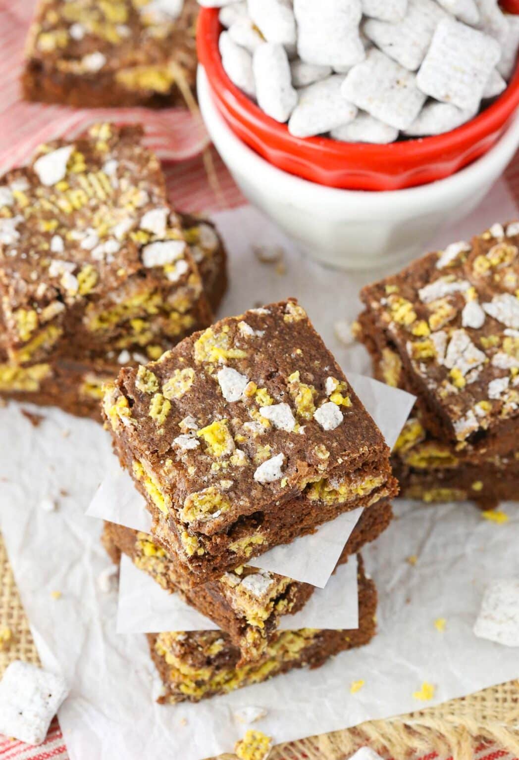 Muddy Buddy Brownies | Life Love and Sugar