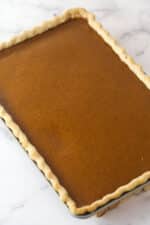 Easy Sheet Pan Pumpkin Pie | Life, Love and Sugar