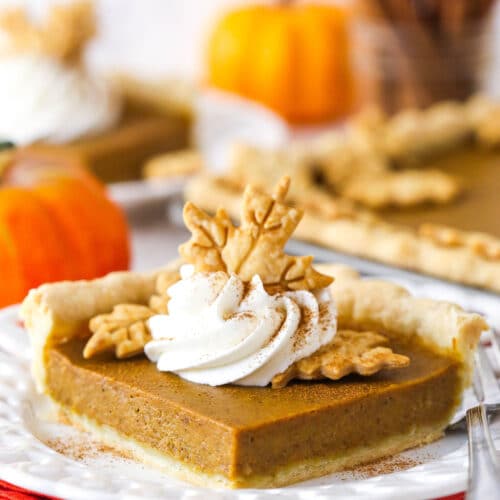 Easy Sheet Pan Pumpkin Pie | Life, Love and Sugar